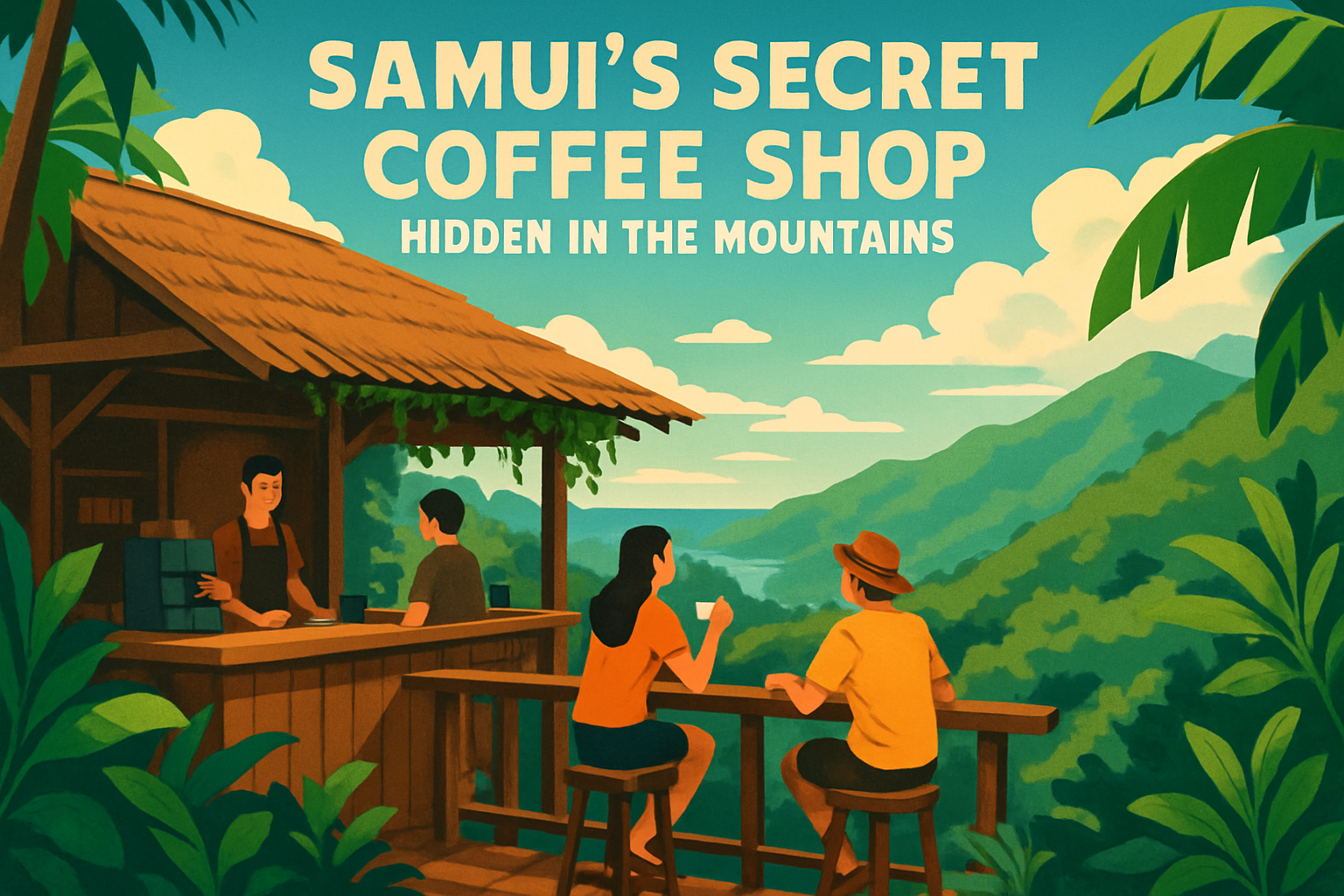 Секретная кофейня Самуи, спрятанная в горах — Samui Love