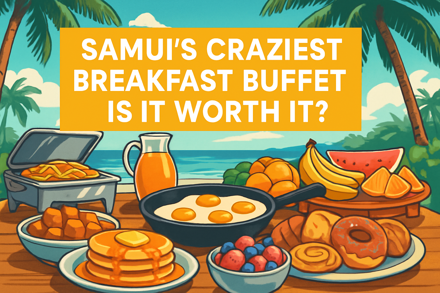 Le buffet petit-déjeuner le plus extravagant de Samui : vaut-il le coup ...
