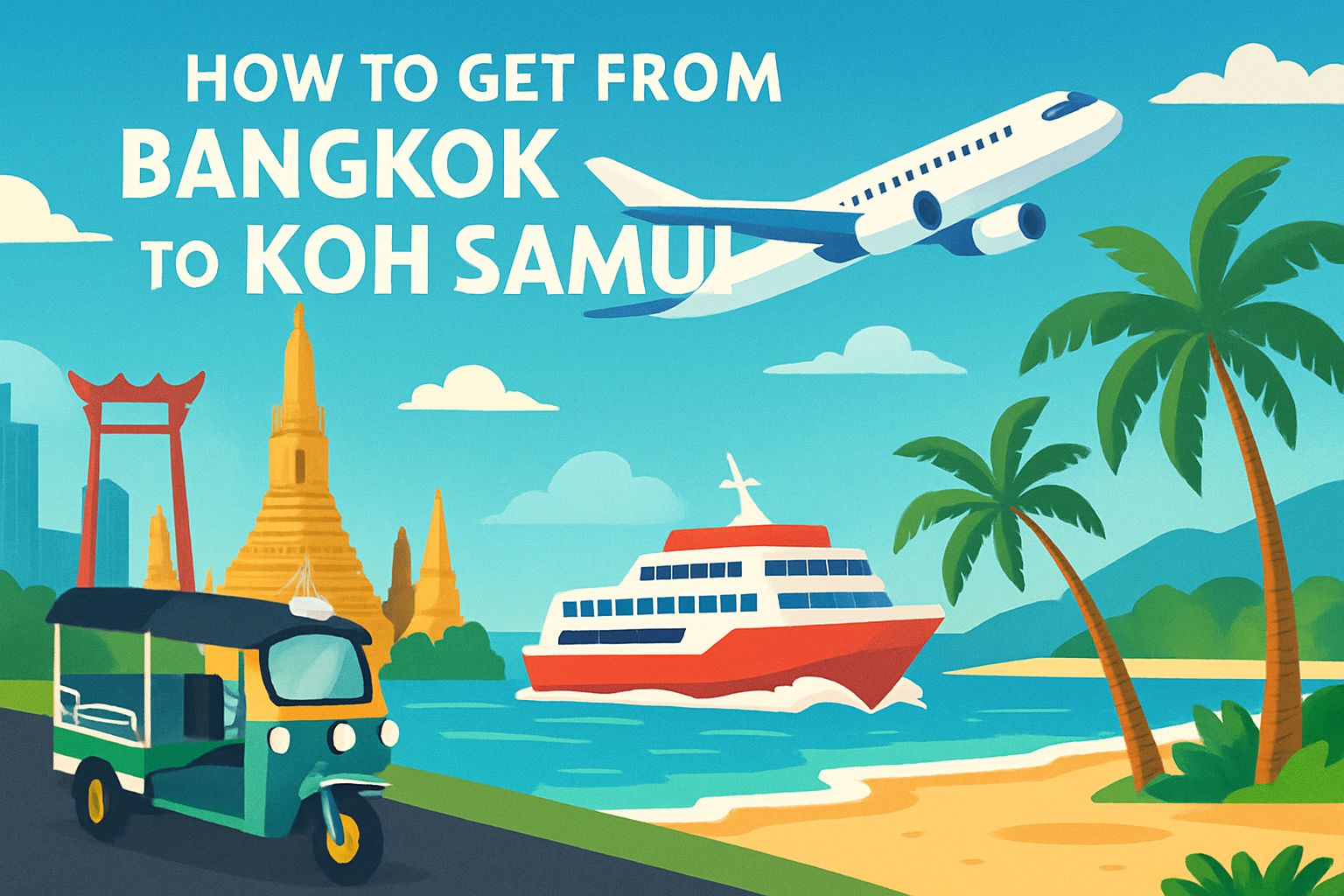 Comment se rendre de Bangkok à Koh Samui - Samui Love